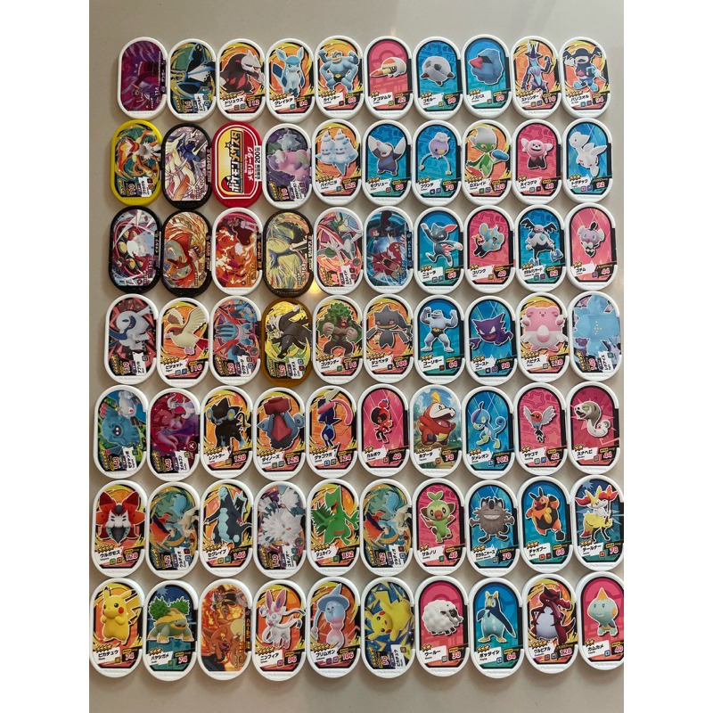 โปเกม่อน เกมส์ตู้ 5 ดาว Meza star Pokemon MEZASTAR TAKARA TOMYมี70ชิ้น ...