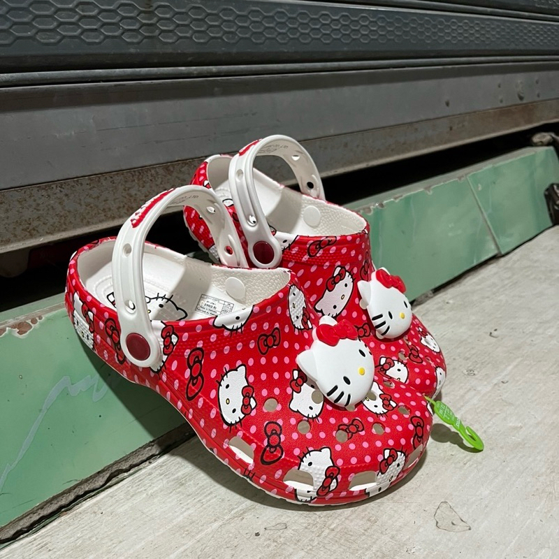 รองเท้าแตะ Cross hellokitty รุ่นร่วม Hello Kitty 2025 size M4–M7 ...