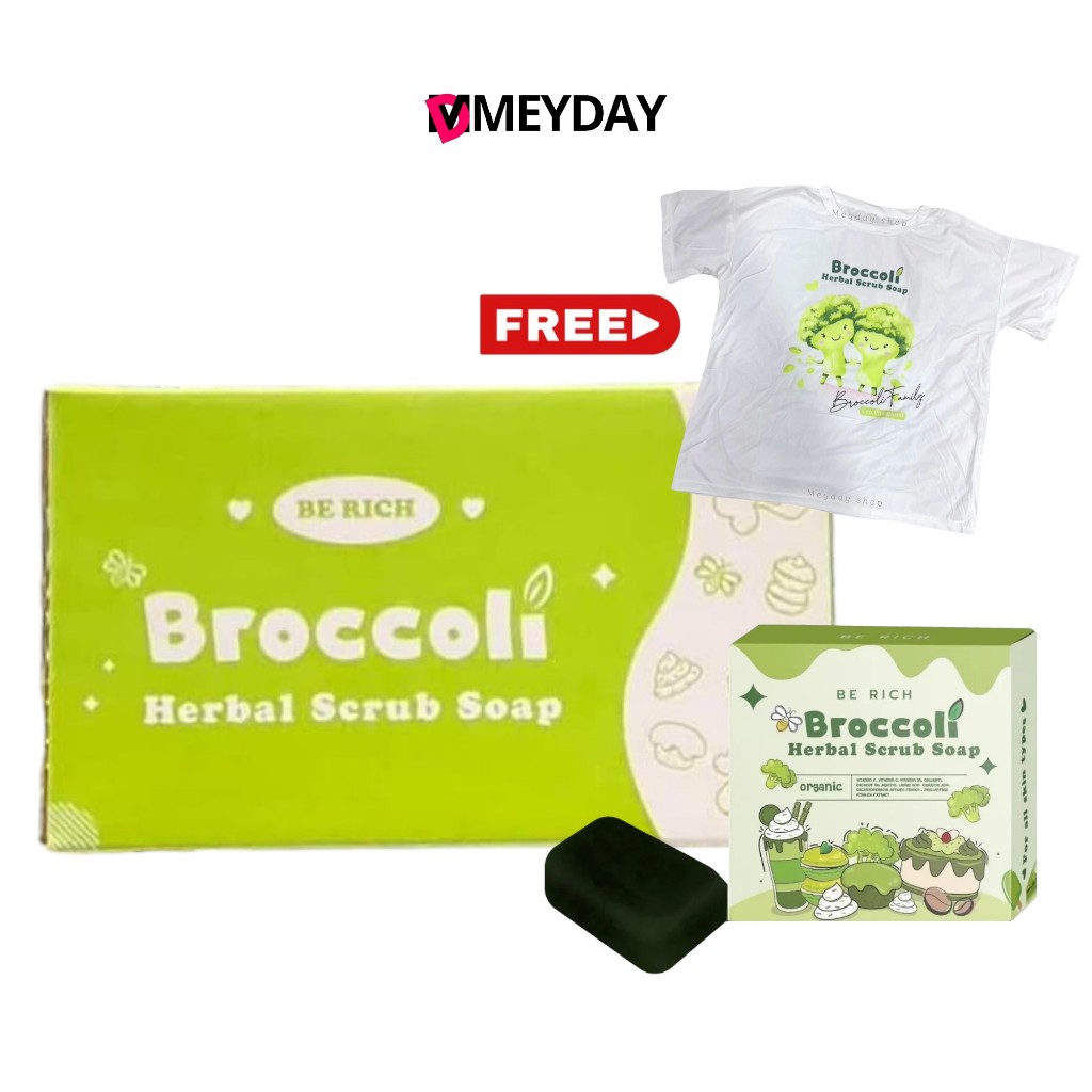(ยกลัง 350 ก้อน) Broccoli Scrub Soap สบู่ สครับ บล็อคโคลี่ 35g | Shopee ...