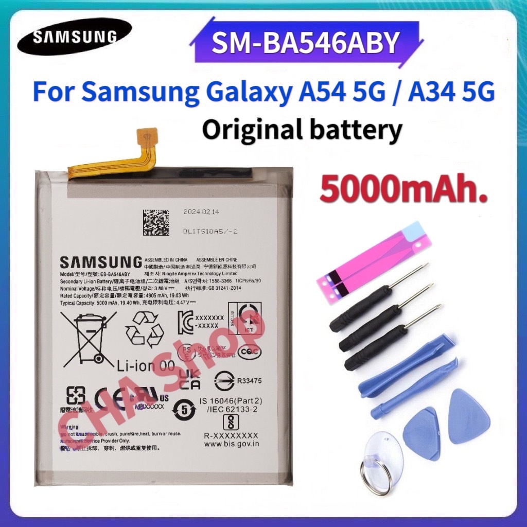 แบตเตอรี่ Samsung Galaxy A54 5G A546 / A34 5G / A346 A546 SM-A546B, SM-A546B/DS Battery EB ...
