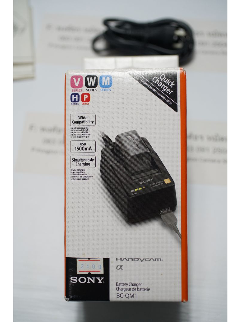ที่ชาร์จแบต SONY BC-QM1 | Shopee Thailand