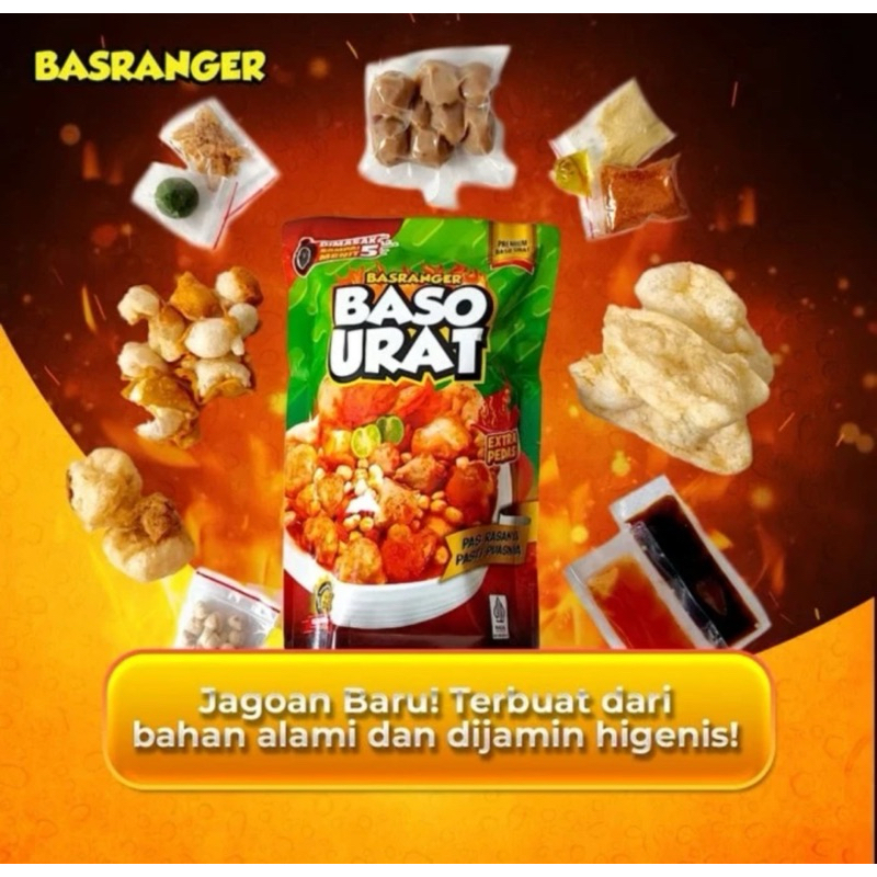 Indonesia Baso Urat Meatball Muscles Basranger 200 gram | Shopee Thailand