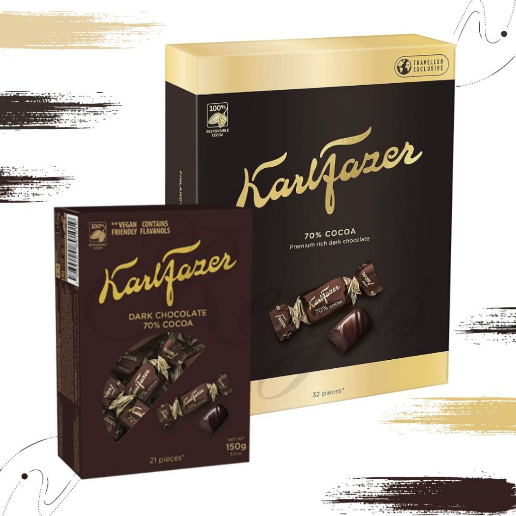 Chocolate Box Karl Fazer Dark 70% Cocoa จากฟินแลนด์ มี 2 ตัวเลือก ...