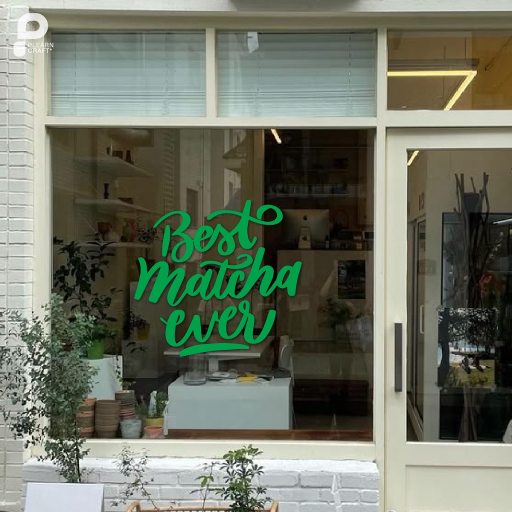 BN-TE-001 Best Match Ever สติ๊กเกอร์ชาเขียว มัทฉะ Matcha Green Tea ...