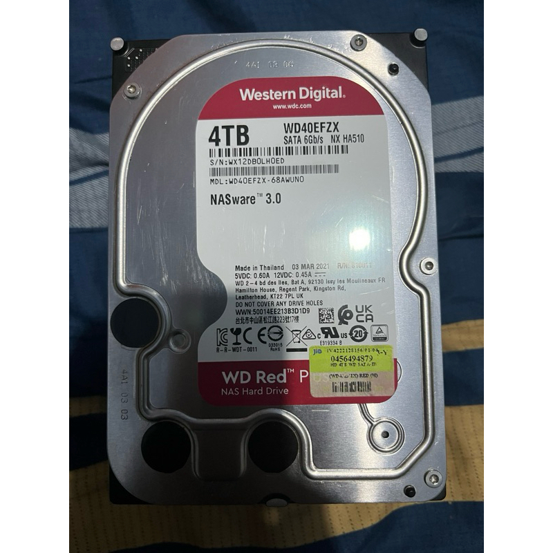 HDD WD RED 4tb มือสองใช้งานได้ปกติ | Shopee Thailand