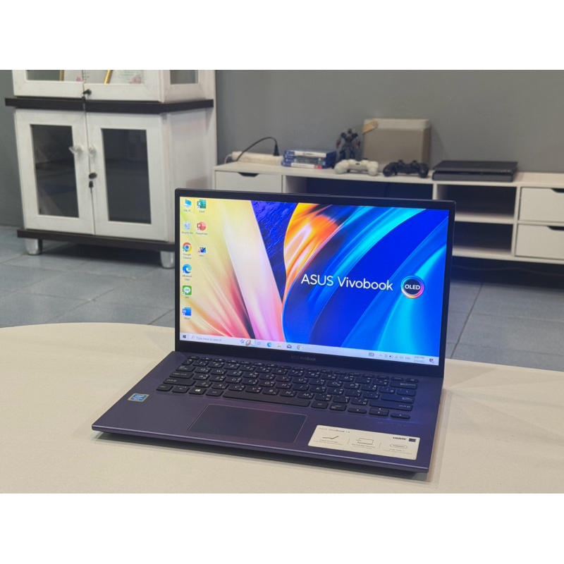 Notebook Asus Vivobook X412U 14” เครื่องสวย ทำงานลื่น ลงโปรแกรมให้ครบ ...