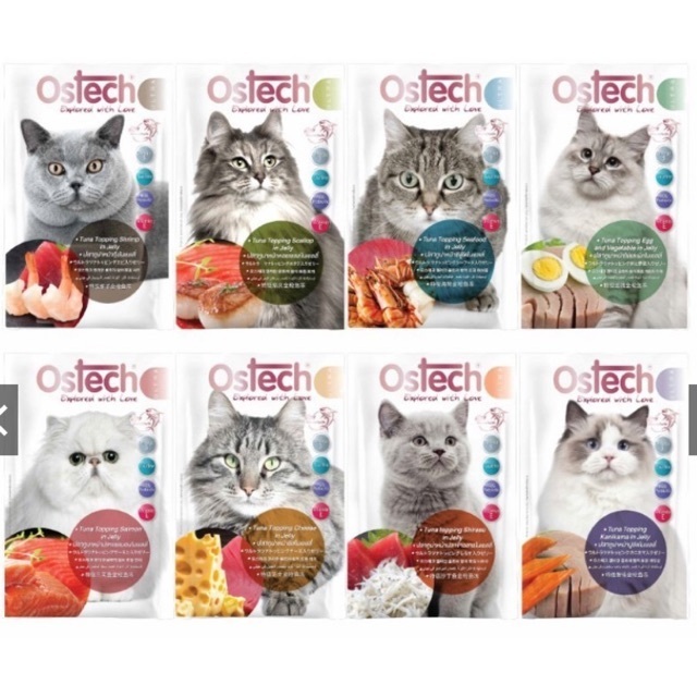 Ostech อาหารแมวชนิดเปียกออสเทค อัลตร้า Ostech Ultra - cat Food Pouch 70 ...