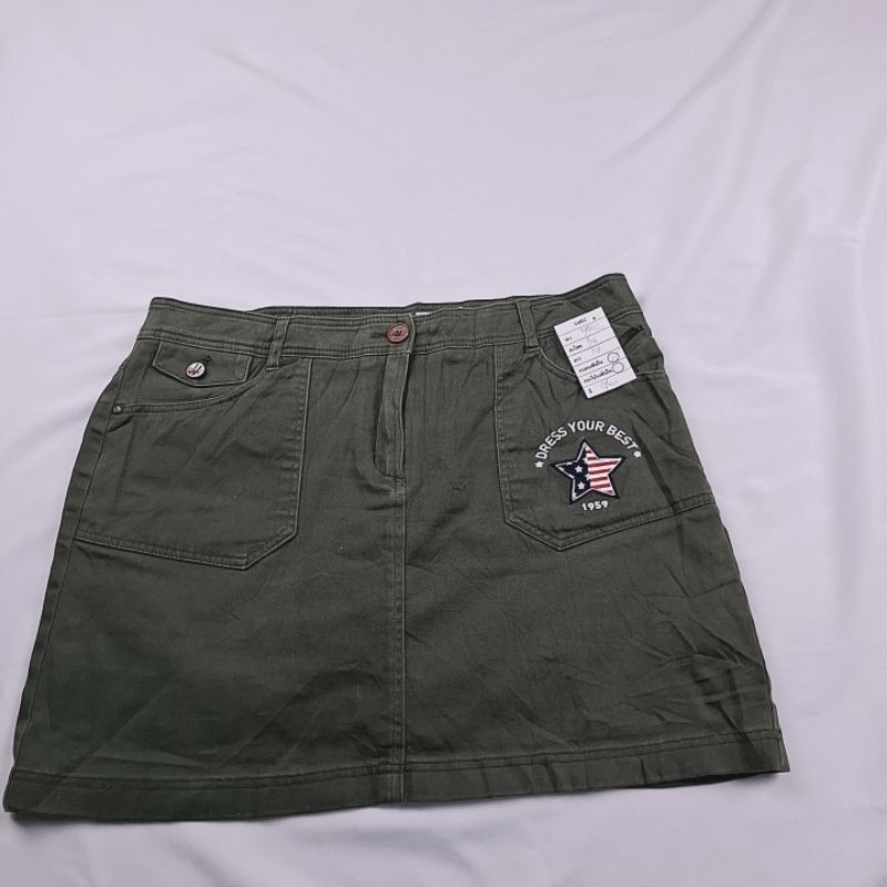 1A812 กระโปรงกีฬากอล์ฟ กระโปรงแฟชั่น กระโปรงสั้น [มือสอง] รายละเอียดตาม ...