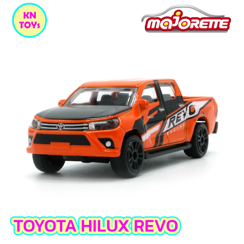 MAJORETTE PICKUP SERISE 4 2020 TOYOTA HILUX REVO ORANGE_BLACK มาจอ ...