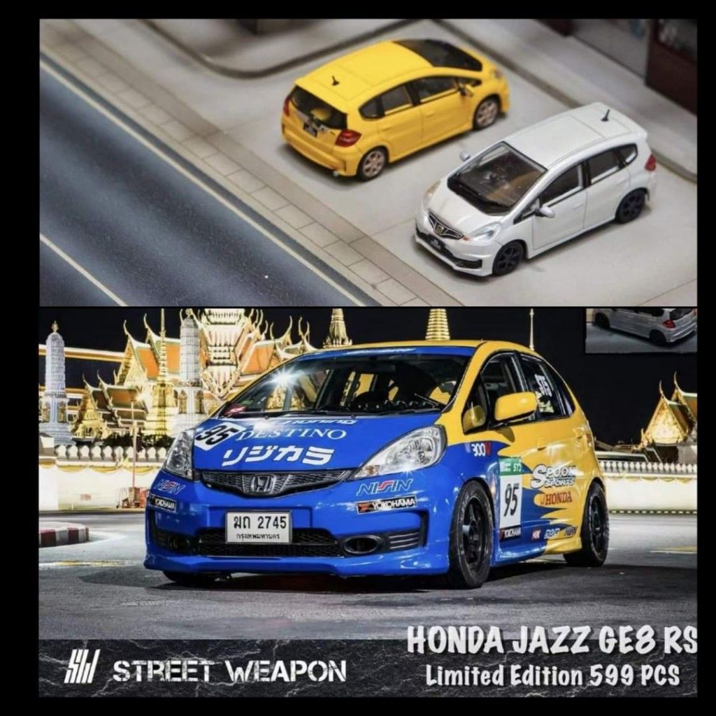 HONDA JAZZ GE8 RS second-generation Fit 1:64 (Street Weapon) | Shopee ...