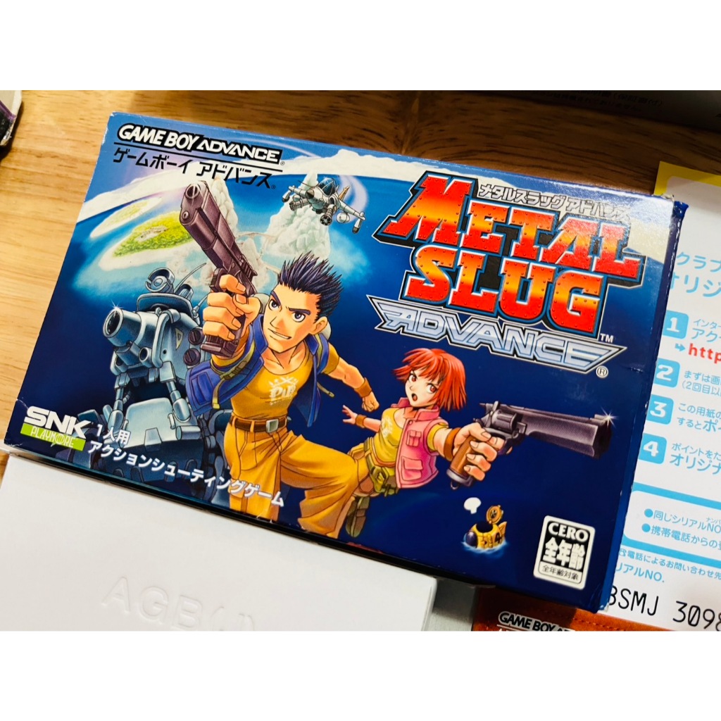 งานกล่อง [GameBoy Advance] : Metal Slug ทหารจิ๋วตัวแรร์ หายากมากสภาพ ...