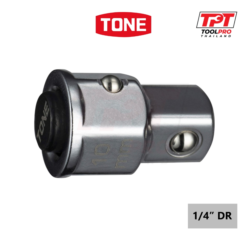 TONE 10mm -> 1/4" Adapter for Ratchet Ring Spanner Wrench (RA2 ...