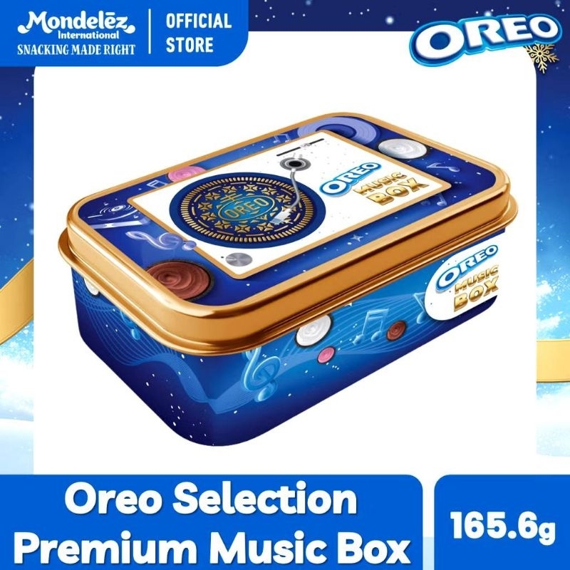 Oreo Music Box โอรีโอ คุกกี้ ปริมาณ165.6กรัม +กล่องดนตรี ไขลาน พรีเมี่ ...