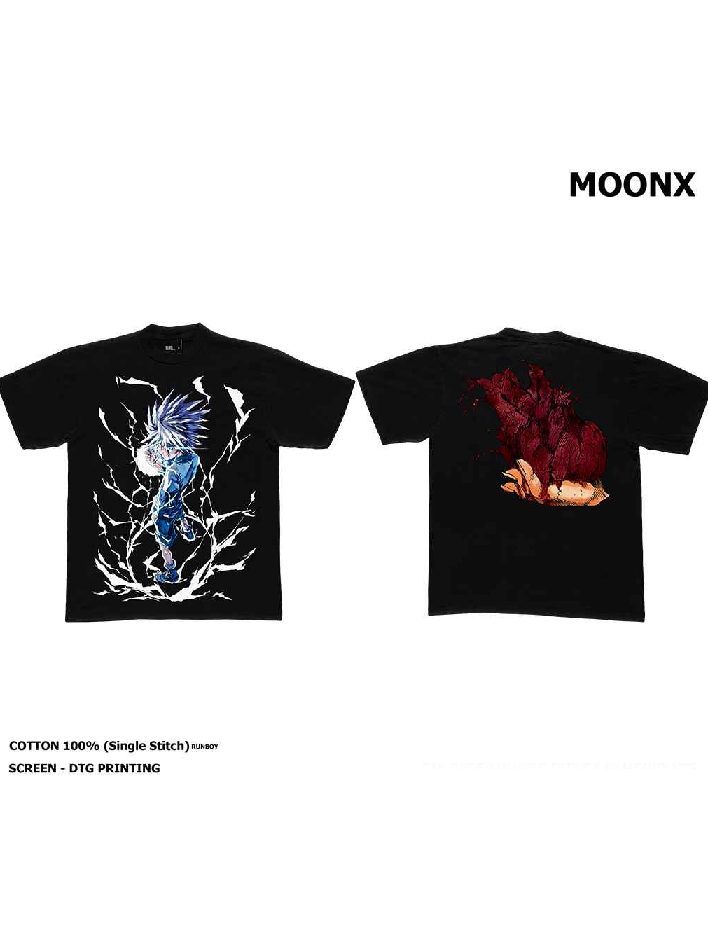 เสื้ออนิเมะ Killua Hunter X Hunter l | Anime Bootleg T-shirt | Manga ...