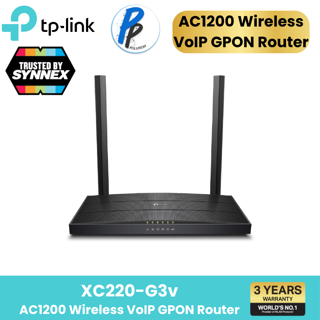TP-LINK XC220-G3v AC1200 Wireless VoIP GPON Router | Shopee Thailand