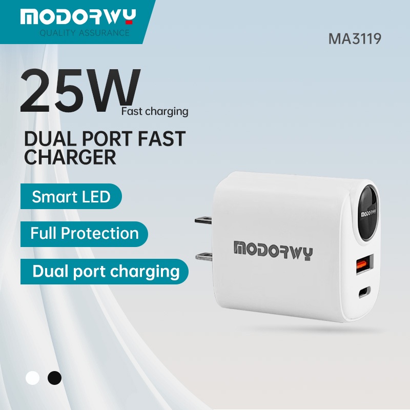 Modorwy เครื่องชาร์จ 25W ชาร์จเร็วสุด ชุดชาร์จ เซ็ทหัวชาร์จ ที่ชาร์จมือ ...