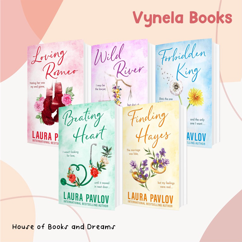 VYNELA (หนังสือภาษาอังกฤษ) LOVING ROMEO/ WILD RIVER/ FORBIDDEN KING ...