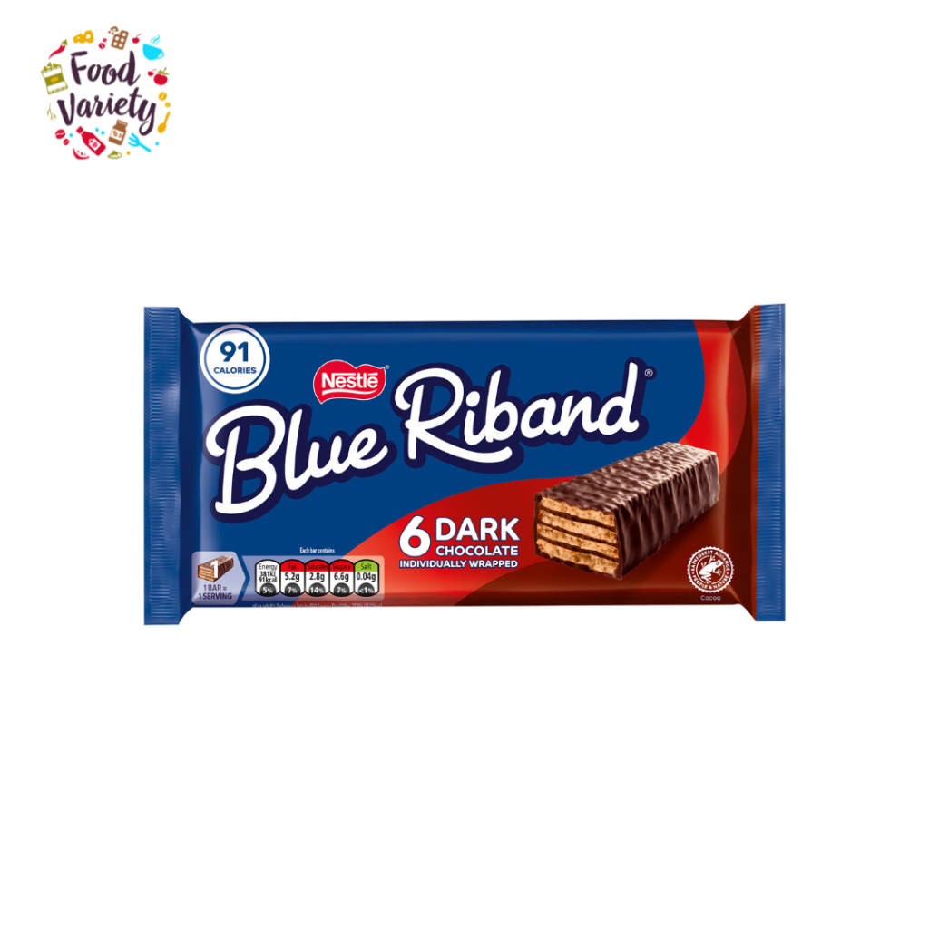 Blue Riband Dark Chocolate Wafer Biscuit Bar Multipack 105g | Shopee ...