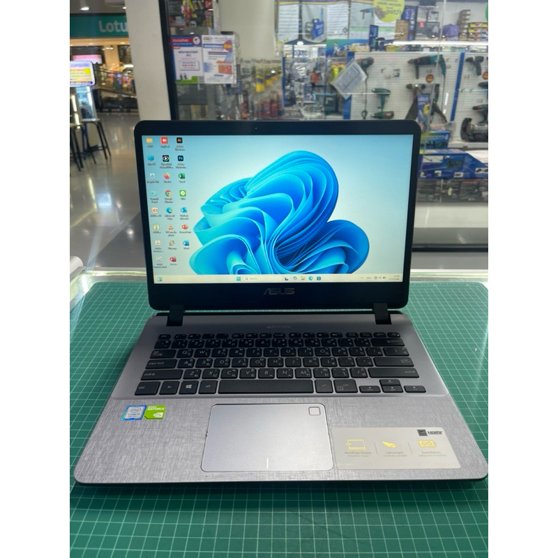 ขายโน้ตบุ๊คมือ2 Asus X407UF-BV121T Intel Core i5-8250U/ RAM 8GB. / การ์ดจอแยก2GB. SSD 512 GB ...
