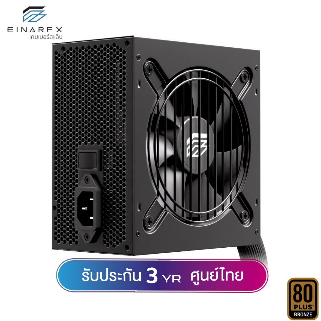 อุปกรณ์จ่ายไฟ Einarex Axis Master L1 Semi-Modular 80+ Bronze Power Supply รับประกันสินค้า 3 ปี ...