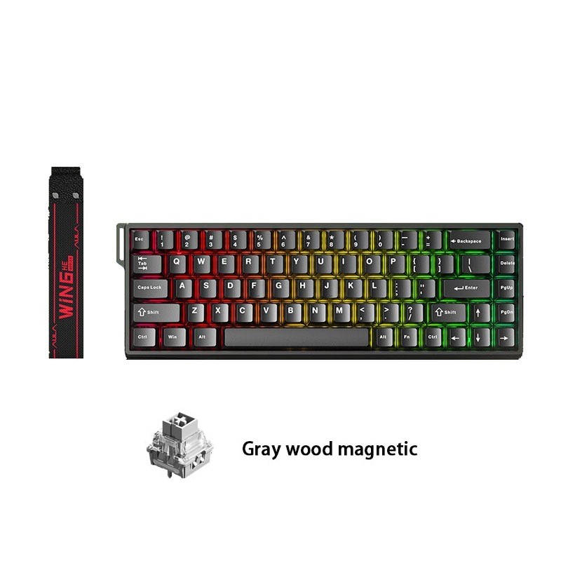คีย์บอร์ด AULA WIN60HE / WIN68HE Rapid Trigger Keyboard Magnetic Switch ...