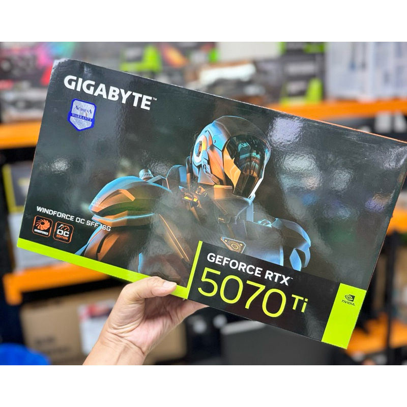 GIGABYTE GEFORCE RTX 5070TI WINDFORCE OC SFF 16G - 16GB GDDR7 (ของใหม่ ...