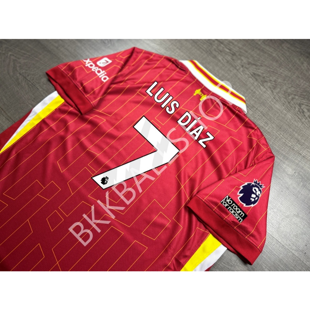 เสื้อฟุตบอล ลิเวอร์พู Home เหย้า 2024/25 อาม EPL 7 LUIS DIAZ 8 SZOBOSZLAI 9 DARWIN 10 MAC ...