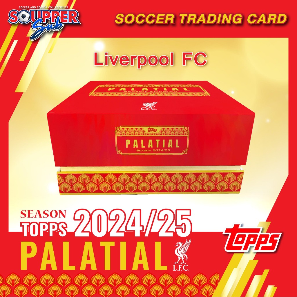 2024/24 Topps Palatial Liverpool FC มีจำนวนจำกัด | Shopee Thailand
