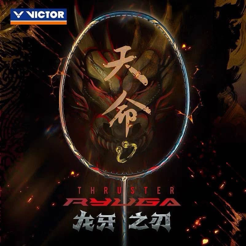 Victor ไม้แบดมินตันรุ่น TK-Ryuga TIANMING (4U) แถมเอ็น พันด้าม ซอง ...