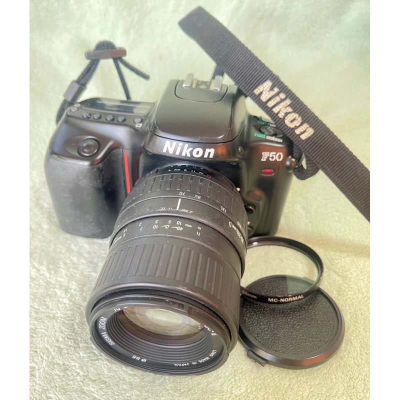 กล้องฟิล์ม SLR Nikon F50 พร้อมเลนส์ Sigma zoom 70-210mm. f4 มือ2 made ...