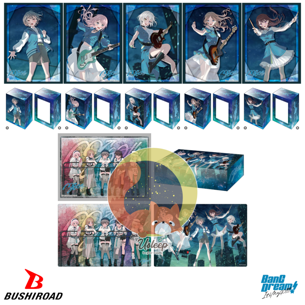 Bushiroad Sleeve & Deck Holder V3 & Storage Box V2 & Rubber Mat V2 BanG ...
