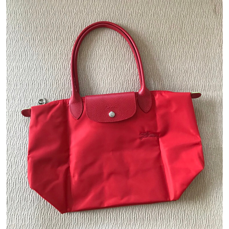 ‼️SALE ‼️ พร้อมส่ง * Longchamp Green ไซส์ S(M) หูยาว สี Tomato - shop ...