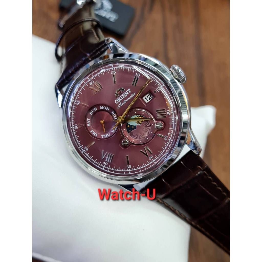 นาฬิกา Orient Bambino Sun & Moon Automatic รุ่น RA-AK0807R | Shopee ...