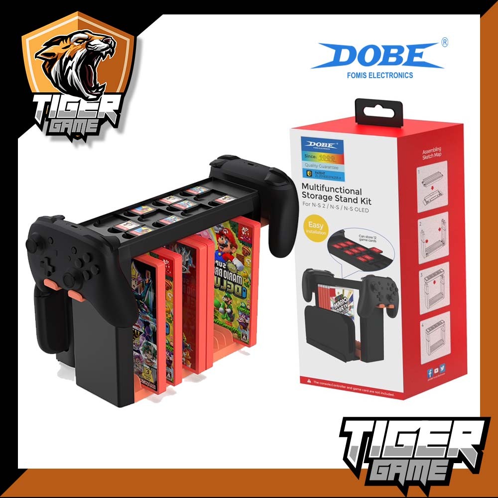 Dobe Multifunctional Storage Stand Kit Nintendo Switch (Switch 2 Stand ...