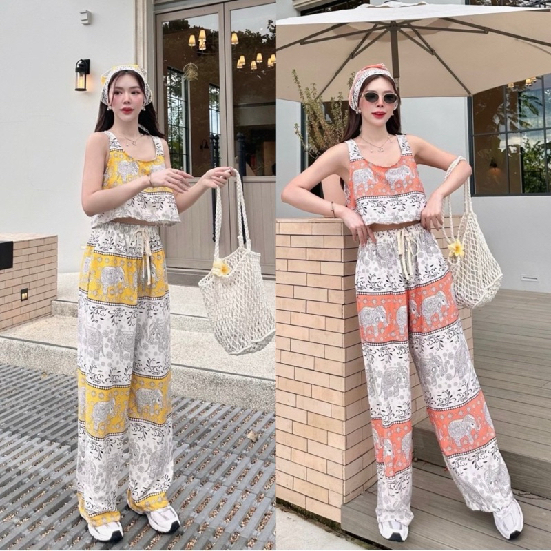Sheeny รุ่น ลายช้าง Pastel Set 3 pcs. ลายช้าง pastel เนื้อผ้าใส่สบาย ...