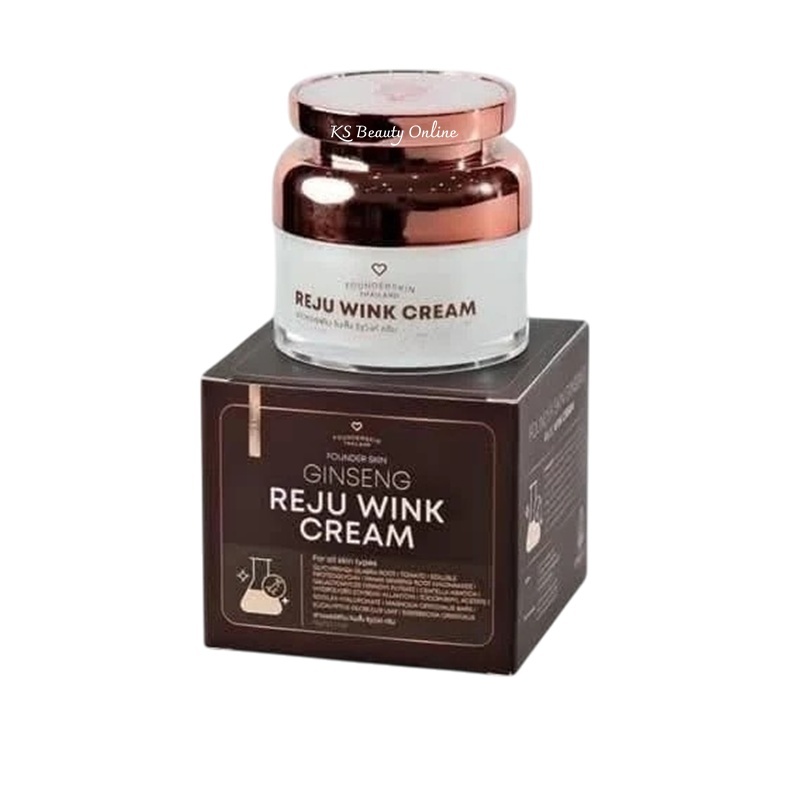 ครีมโสมรีจูวิงค์ ฟาวเดอร์สกิน Founder Skin Ginseng Reju Wink Cream ...