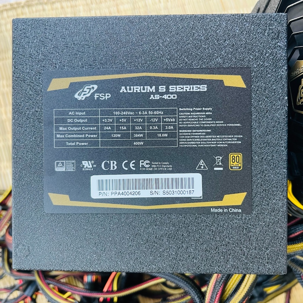 FSP AURUM S SERIES AS400 400W 80+GOLD | Shopee Thailand