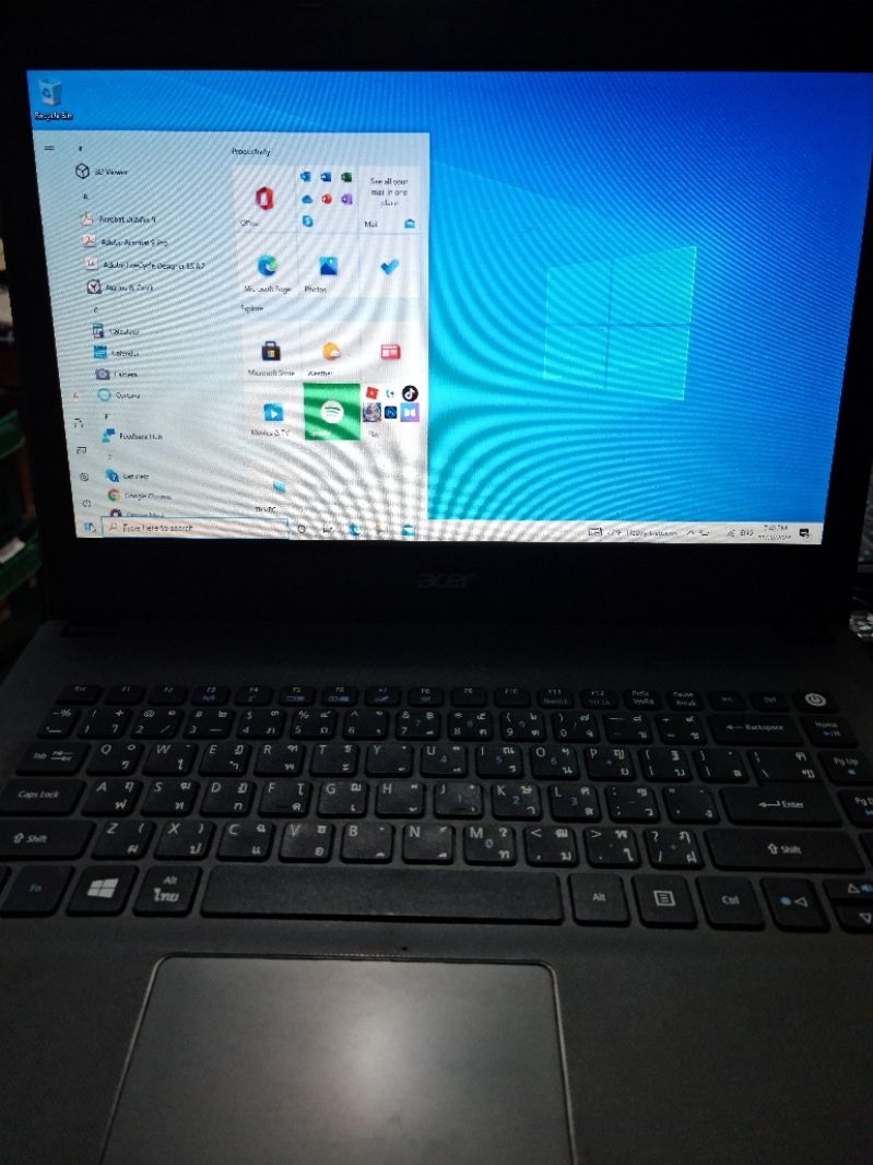 โน๊ตบุ๊คมือสอง i5 ACER ASPIRE E5-473G corei5 Ram4gb ชิปการ์ดจอแยกNVIDIA ...