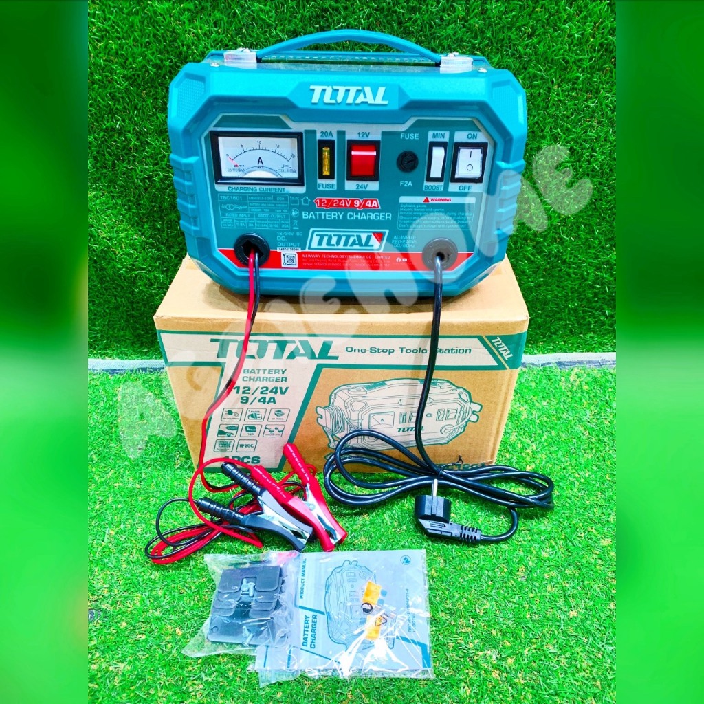 TOTAL เครื่องชาร์จแบตเตอรี่ รุ่น TBC1601 (12V / 24V) Battery Charger ...