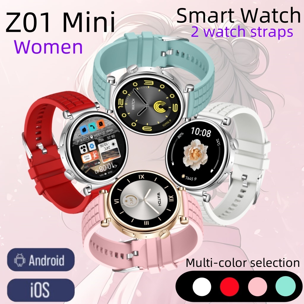Smart Watch Z01 Mini นาฬิกาอัจฉริยะ บลูทูธโทร สุภาพสตรี นาฬิกา 2 watch ...