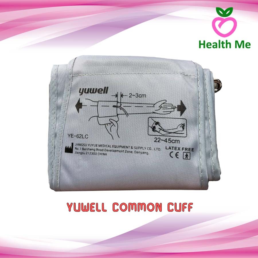 Yuwell common cuff ( YE-62LC ) ผ้าพันแขนสำหรับเครื่องวัดความดัน Yuwell ...