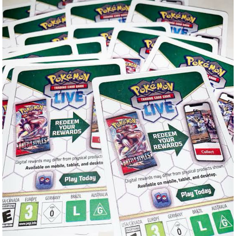 Pokemon tcg code cards (10) | Shopee Thailand