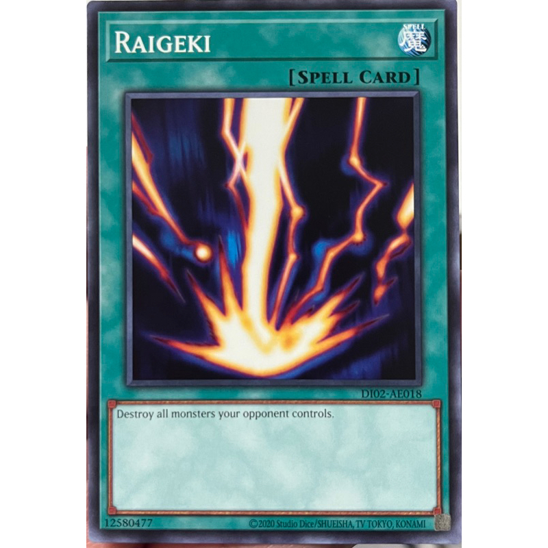Yugioh Asia-Eng [DI02-AE018] Raigeki (Common) การ์ดเกมยูกิแท้ถูก ...