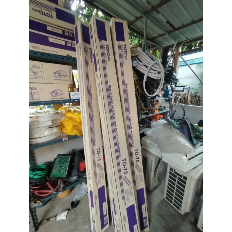 Toto slim รางครอบท่อแอร์ | Shopee Thailand