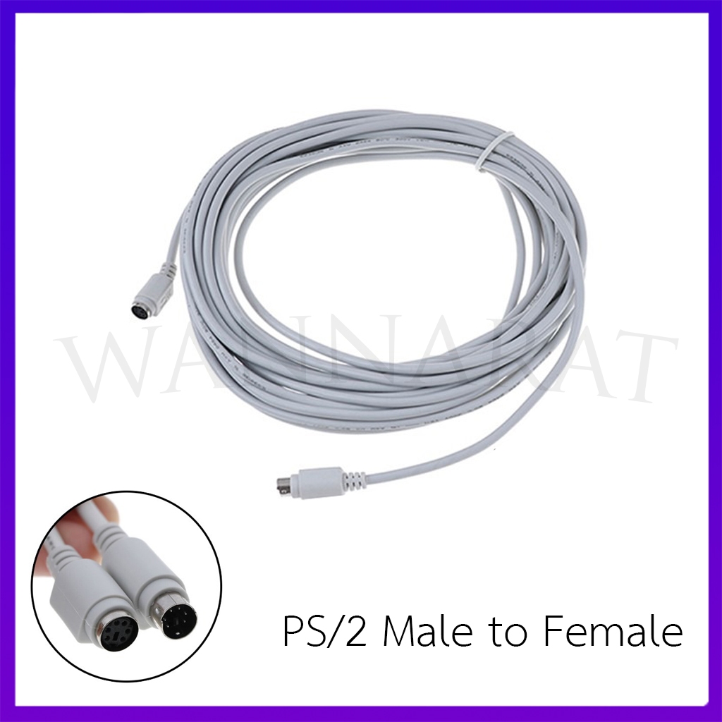 Cable PS/2 Male to Female สายต่อสัญญาน PS/2 ผู้-เมีย | Shopee Thailand