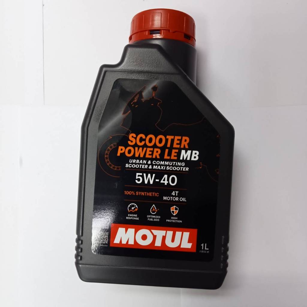 น้ำมันเครื่อง MOTUL SCOOTER POWER LE 4T 5W-40 สำหรับ Vespa , Lambretta ...