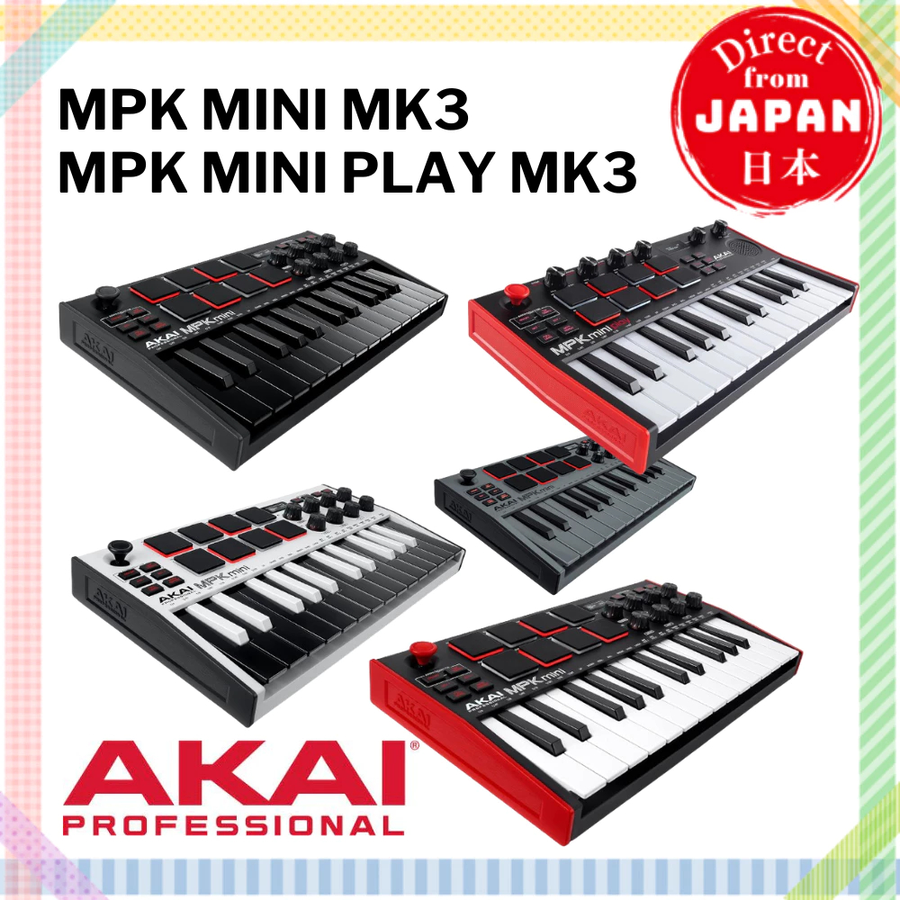 Akai Professional MPK mini mk3 / MPK Mini Play MK3 MIDI keyboard ...