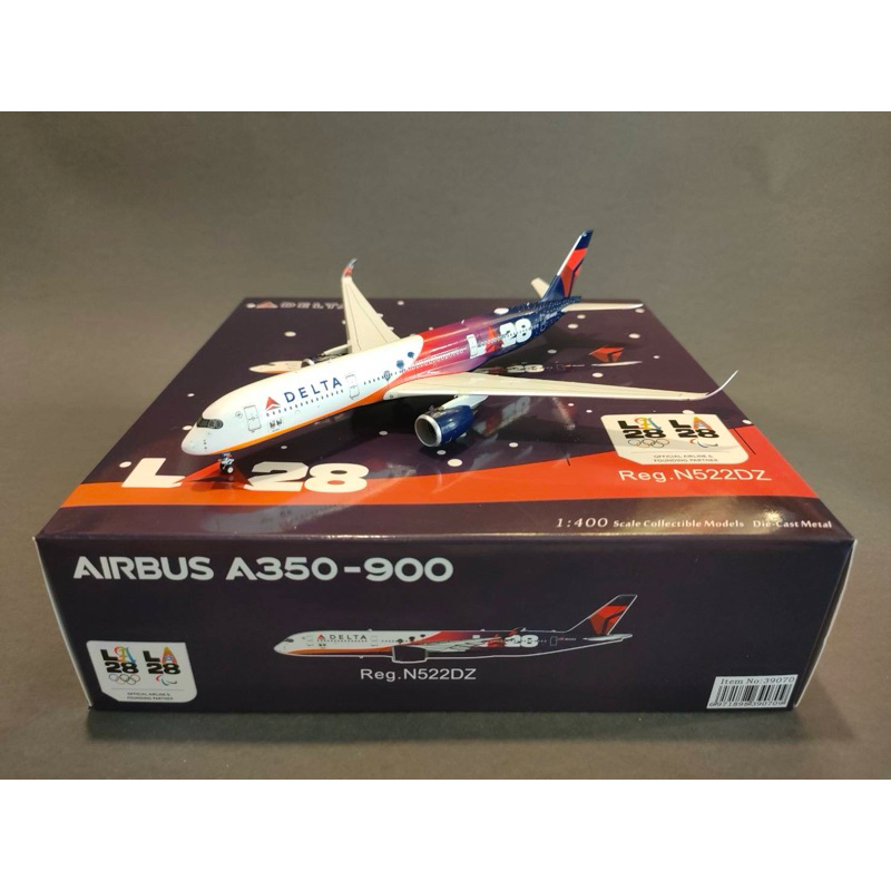 โมเดลเครื่องบิน Delta Airlines A350-900 N522DZ Scale 1:400 By NG Models ...
