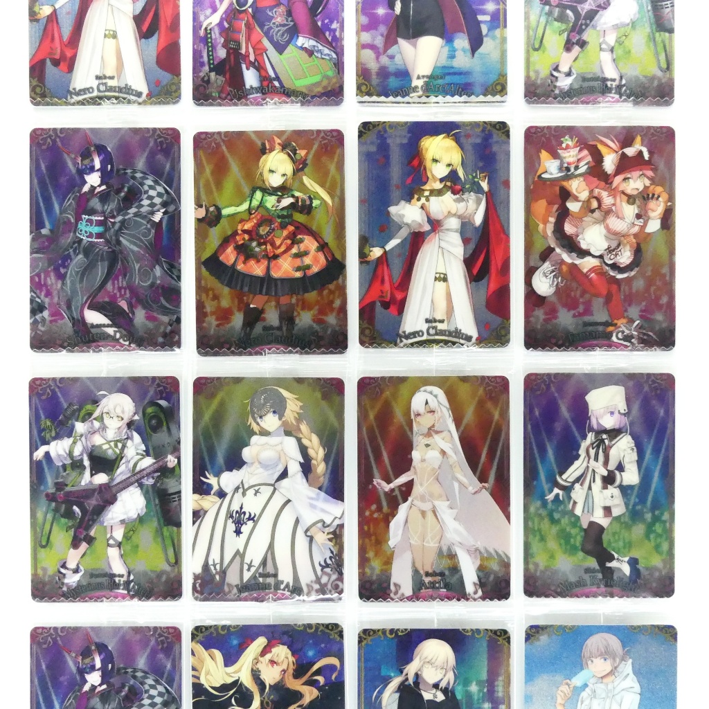Fate/grand Order รูปแบบเวเฟอร์การ์ด (CR) Wafer Card Variation Type-Moon FGO Project Bandai ...