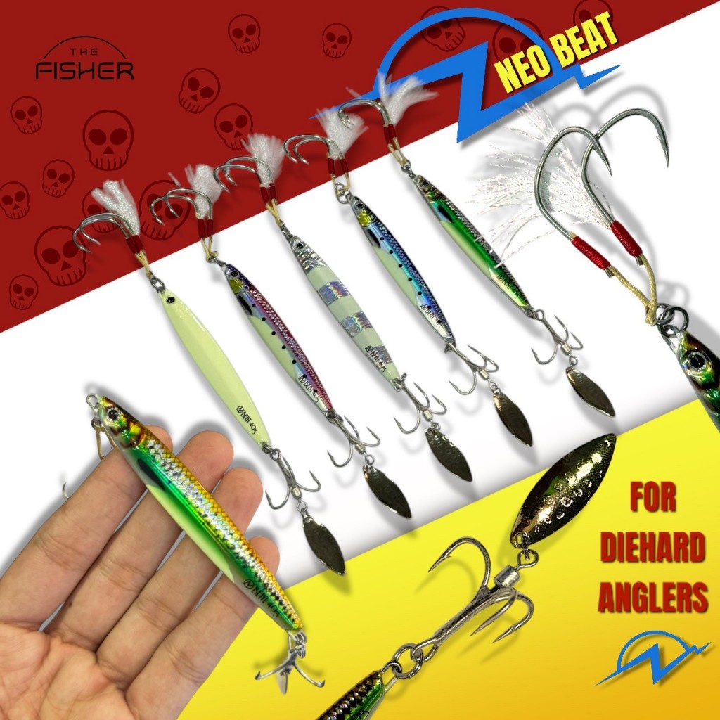 A08 NEO METAL JIG เหยื่อจิ๊ก รุ่น BEAT 40/60 G | Shopee Thailand